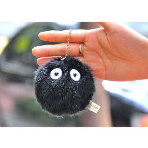 Best Soot Sprite Keychain Plush New 2024 | Ghibli Merch Store