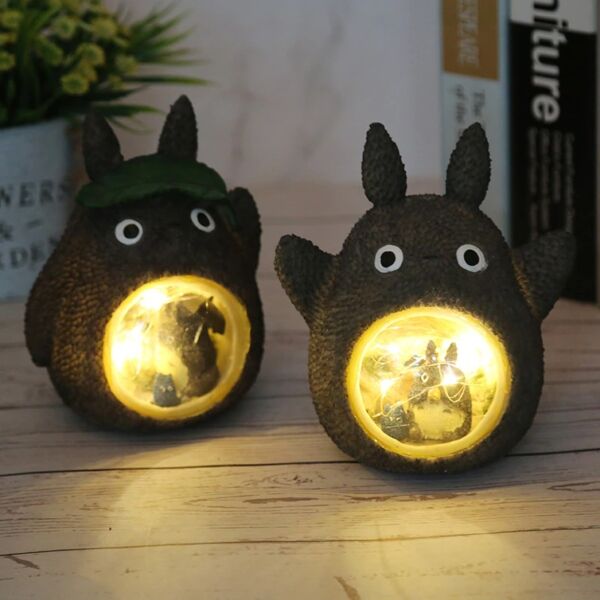 Totoro Figures Model Toy LED Night Light - Studio Ghibli Merch Store ...