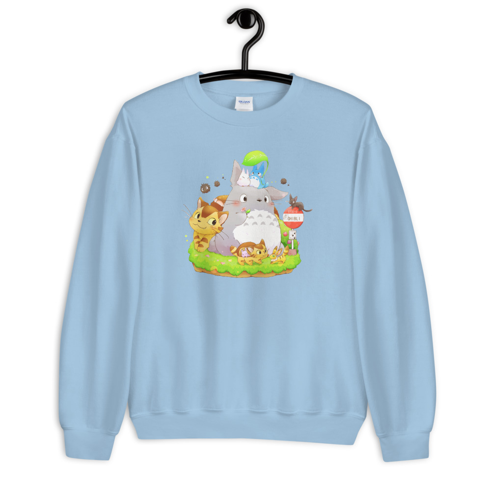 My Neighbor Totoro And Friends Unisex Sweatshirt - Ghibli Merch Store ...