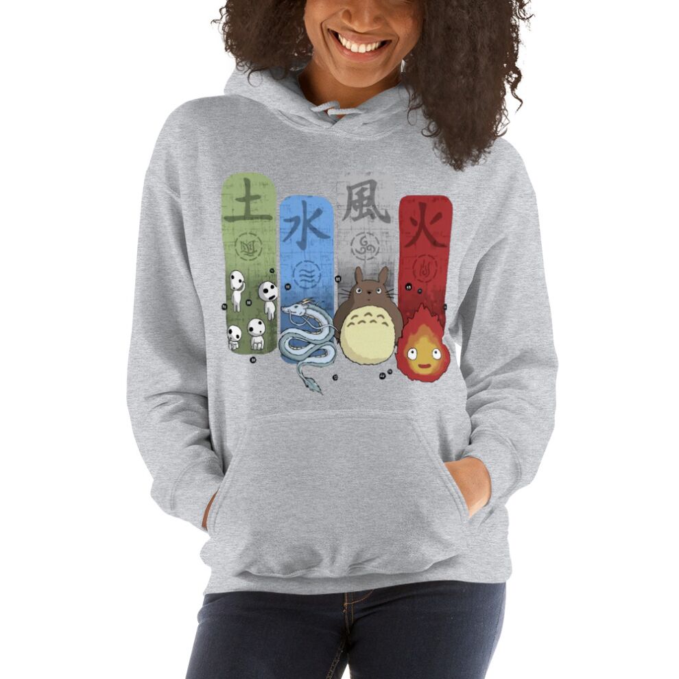 Ghibli Elemental Unisex Hoodie - Ghibli Merch Store - Official Studio ...