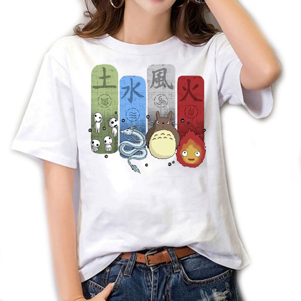 Studio Ghibli Elemental Short-Sleeve Unisex T-Shirt - Ghibli Merch ...