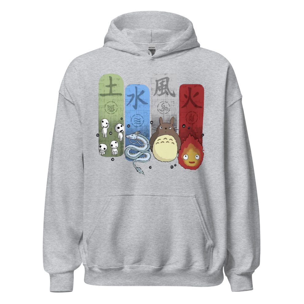 Ghibli Elemental Unisex Hoodie - Ghibli Merch Store - Official Studio ...