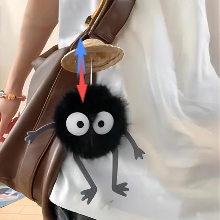 Anime Soot Sprite Window Cling Plush (3 Styles) | Ghibli Merch Store