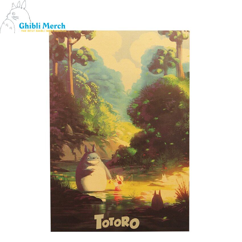 My Neighbor Totoro Vintage Poster - Ghibli Merch Store - Official ...