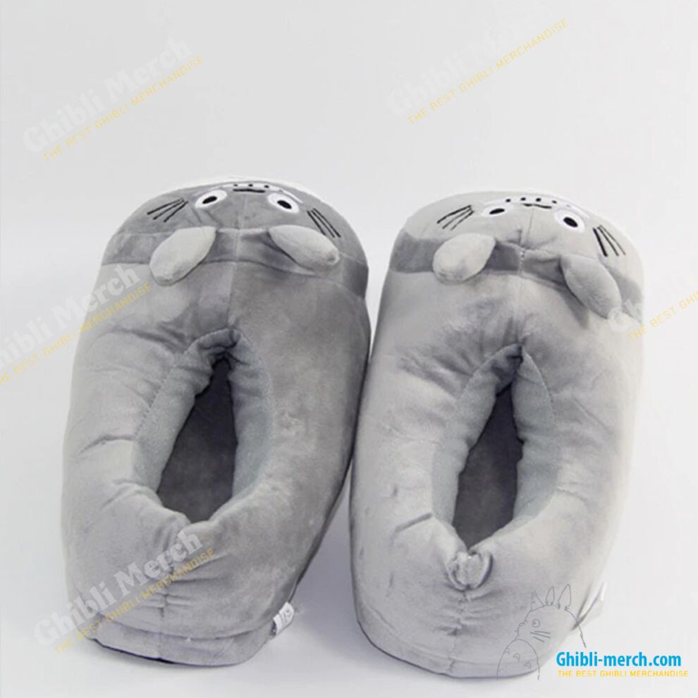My Neighbor Totoro Winter Slippers Plush Toy - Ghibli Merch - The Best ...