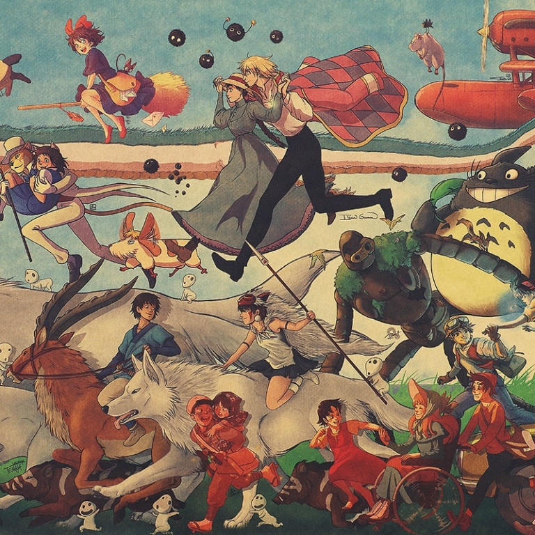 Studio Ghibli Posters World Of Ghibli - Ghibli Merch Store - Official ...