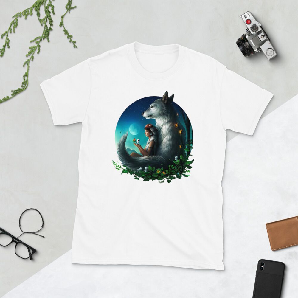 Princess Mononoke Anime Short-Sleeve Unisex T-Shirt Product - Ghibli ...