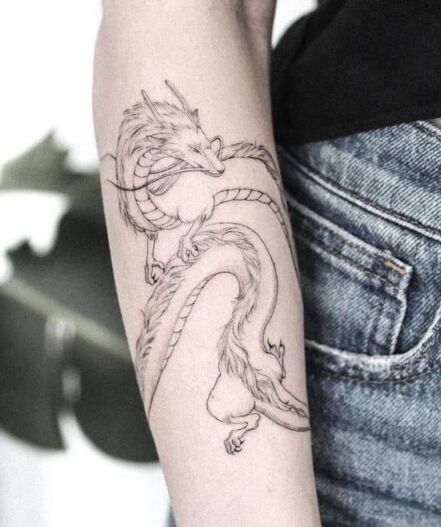 Top 50 Spirited Away Haku Dragon Tattoo Ideas New 2024