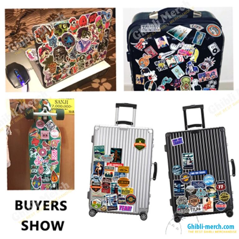 Spirited Away No Face Sticker And Friends Waterproof New 2022