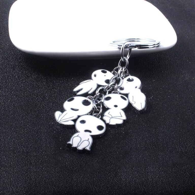 Princess Mononoke Keychain Kodama New 2024