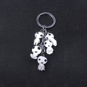 Princess Mononoke Keychain Kodama New 2024