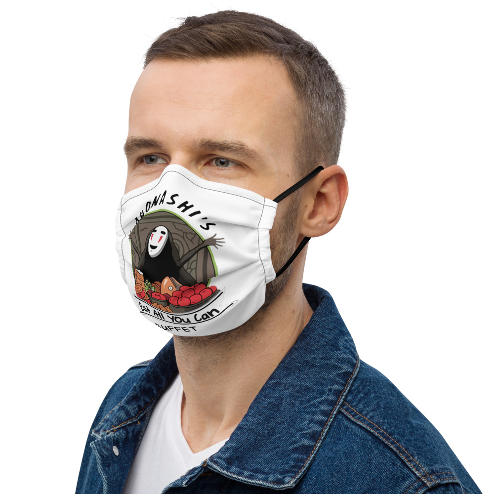 Spirited Away Face Mask Kaonashi No Face "Eat All You Can" - Studio ...