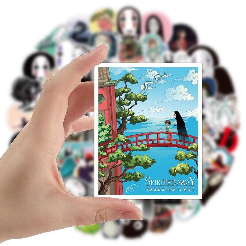 Spirited Away No Face Sticker And Friends Waterproof New 2022
