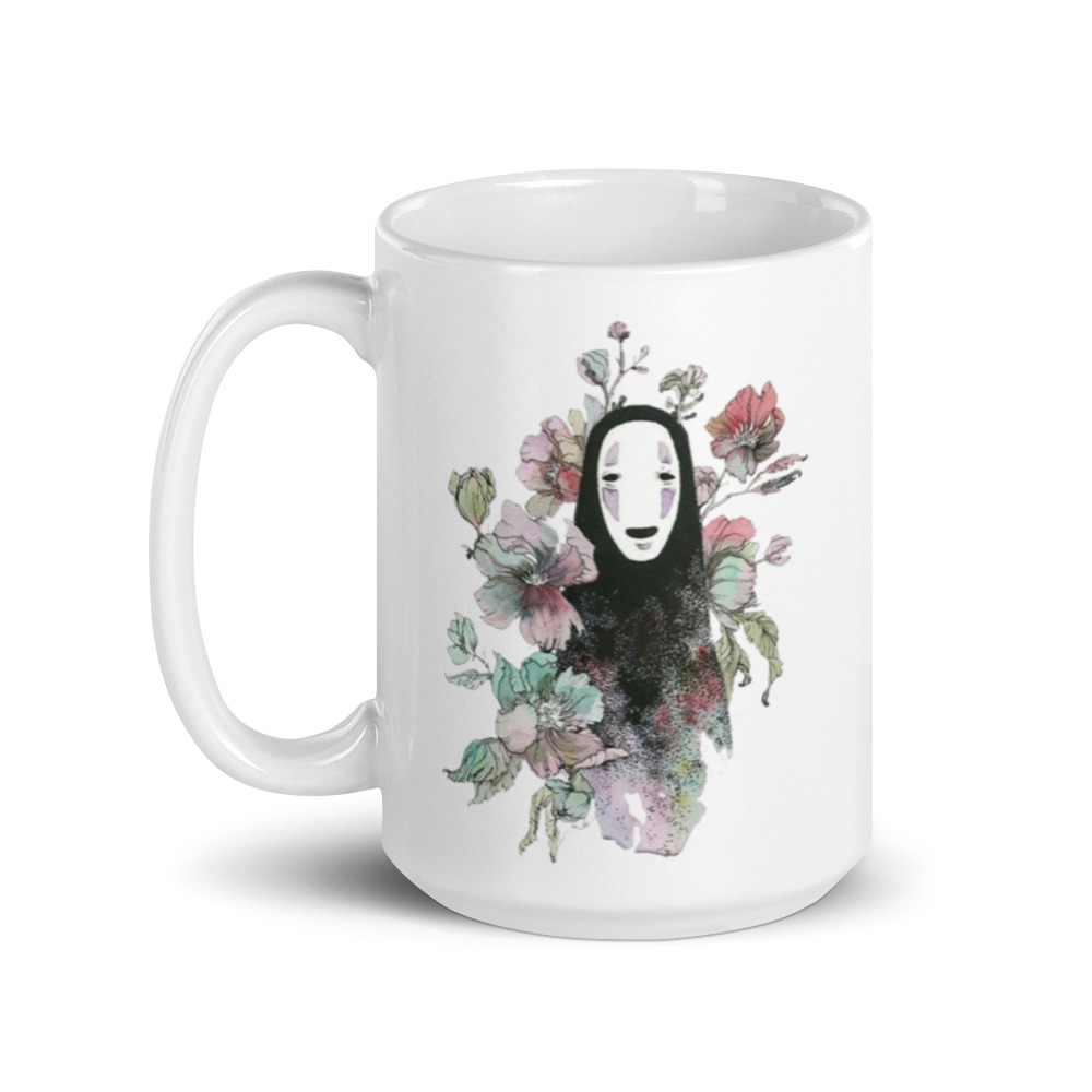 Spirited Away No Face Flower Mug - Ghibli Merch Store - Official Studio ...