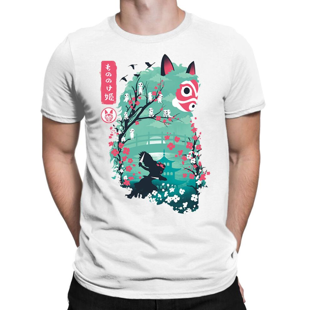 Princess Mononoke Anime Hime T-Shirt - Ghibli Merch - The Best Store ...