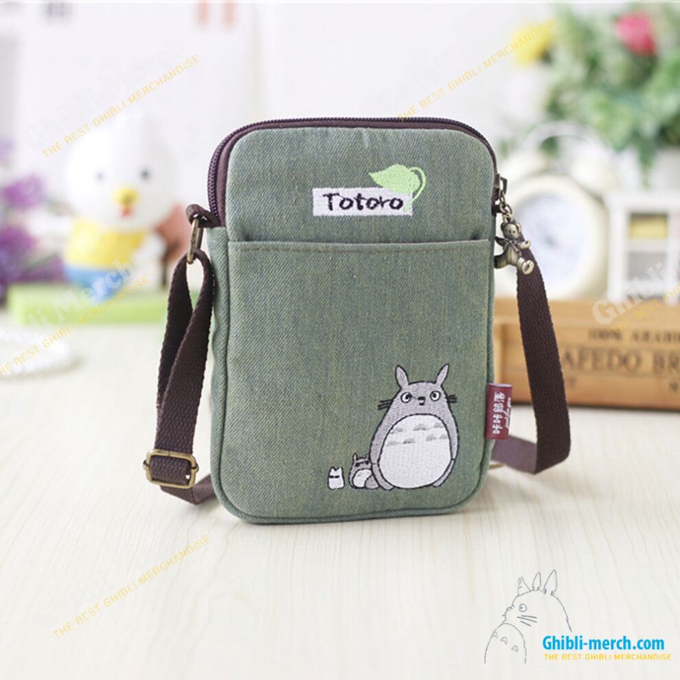 Cute Mini Totoro Shoulder Bag Canvas - Ghibli Merch Store - Official ...