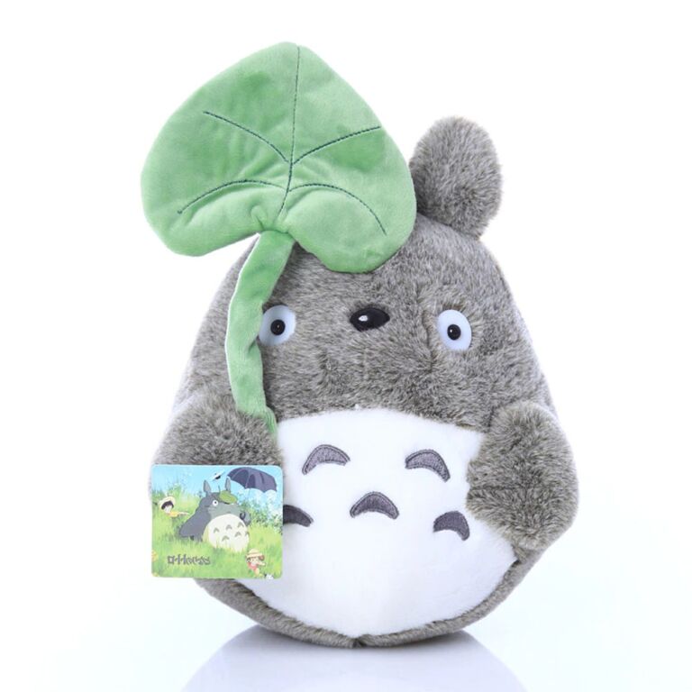 My Neighbor Totoro Plush With Leaf Stuffed SUPER SOFT | Ghibli Merch Store