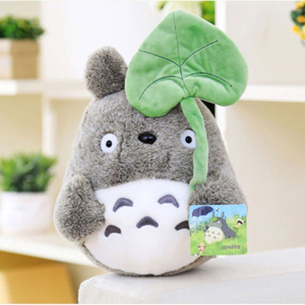 My Neighbor Totoro Plush With Leaf Stuffed SUPER SOFT | Ghibli Merch Store