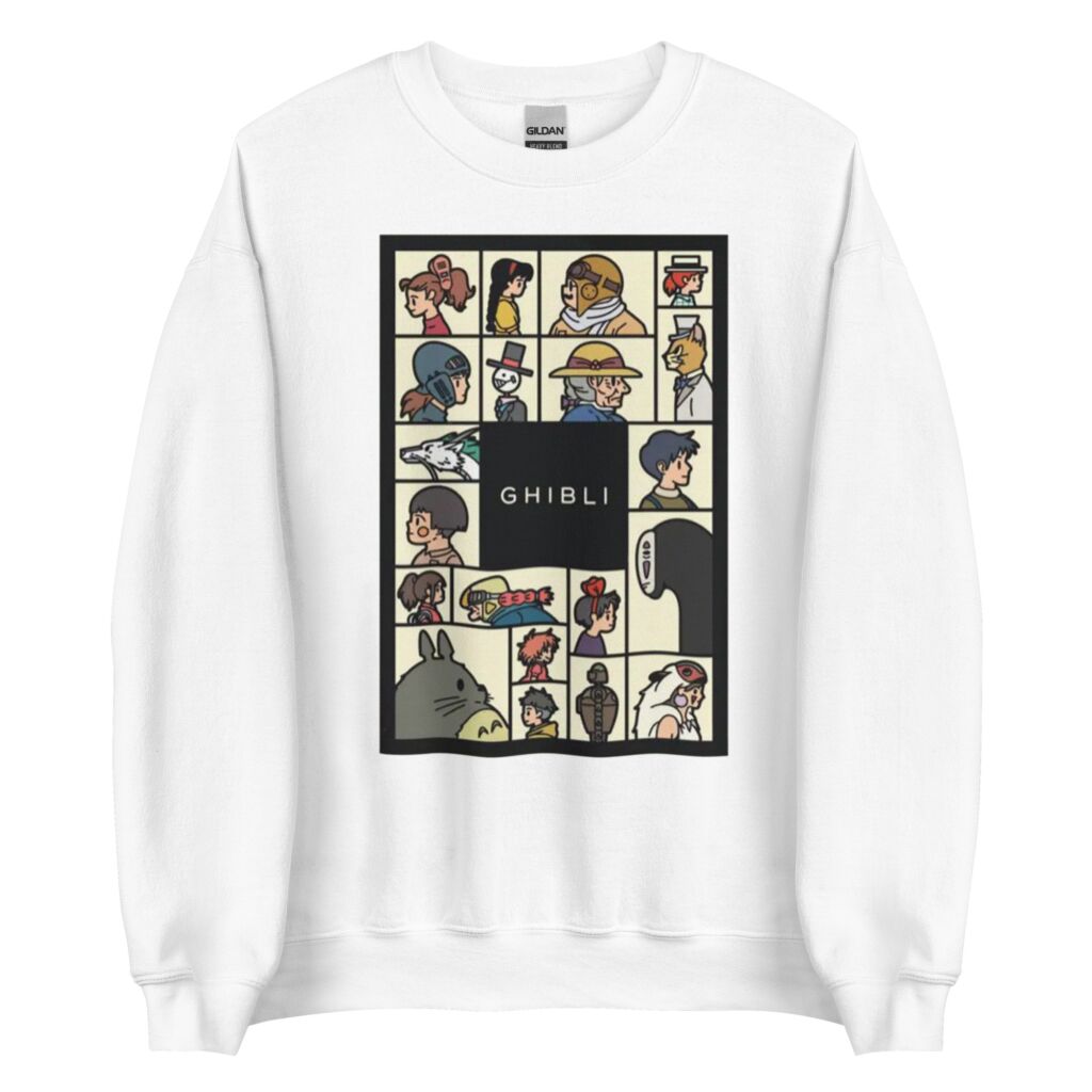 Compilation Characters Of Studio Ghibli Unisex Sweatshirt - Ghibli ...