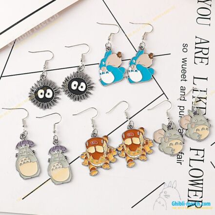Studio Ghibli 925 Sterling Silver Charm: Totoro, Noface, Calcifer, Soot ...