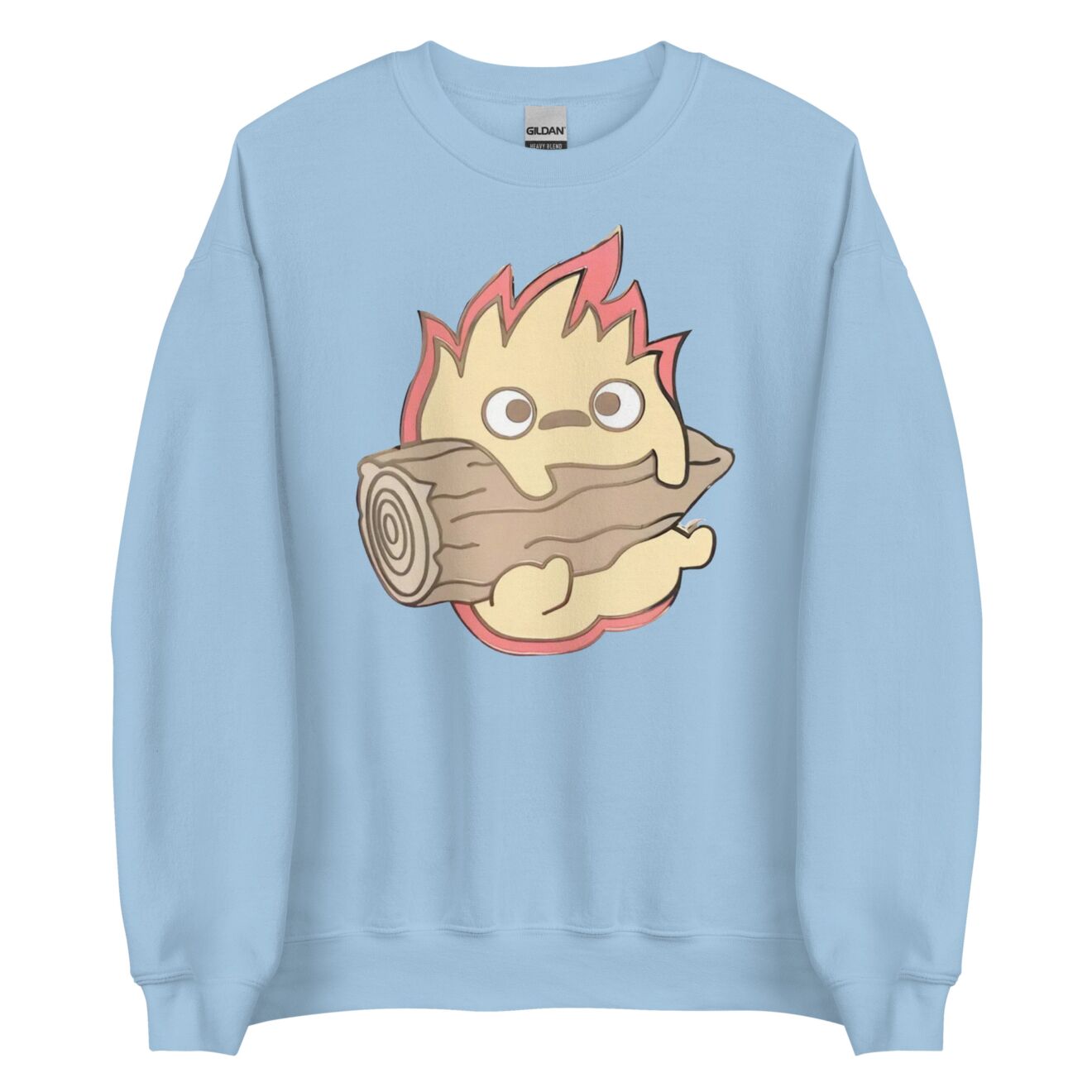Howl’s Moving Castle – Calcifer Chibi Sweatshirt - Ghibli Merch Store ...