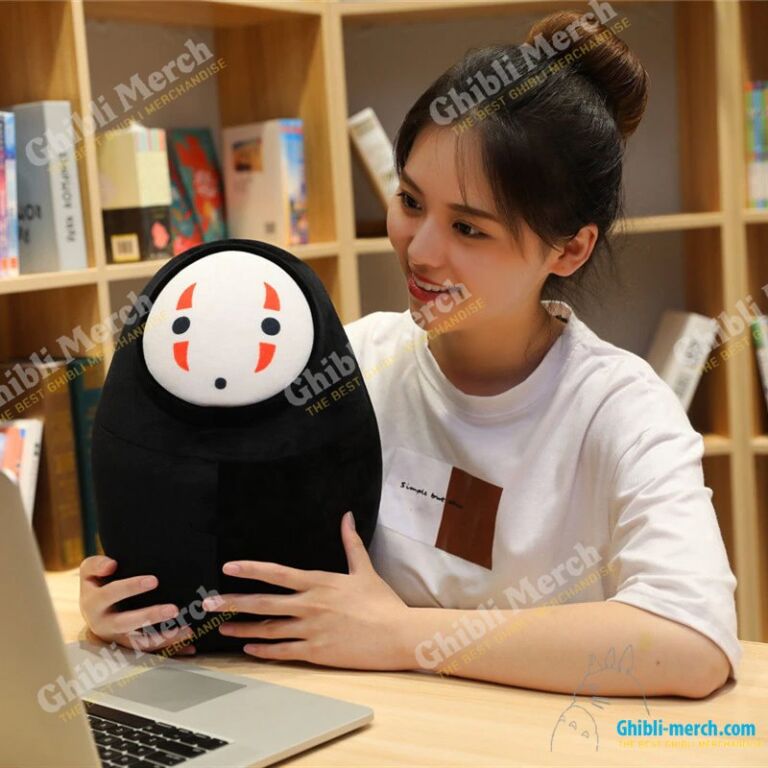 The Latest No Face Plush And U Shape Pillow So Cute HOT - Ghibli Merch ...