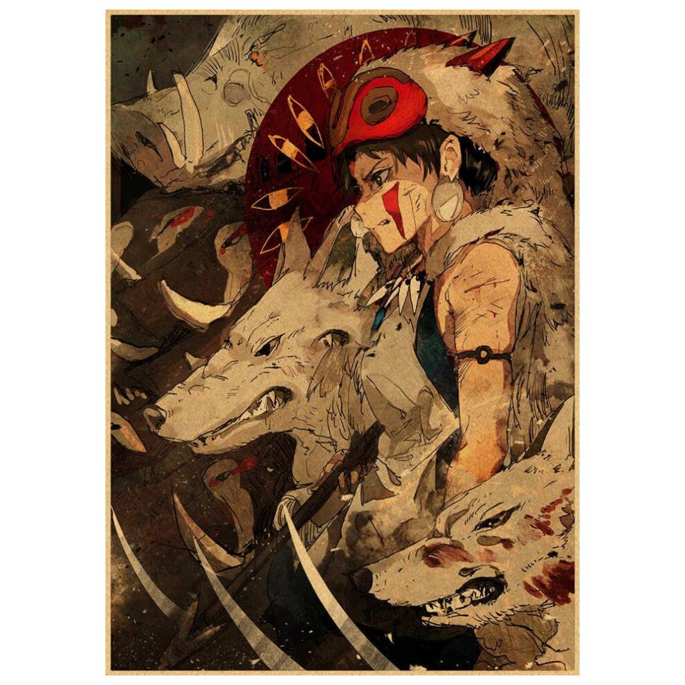 Princess Mononoke Poster New Collections 2025 | Best Ghibli Merch Store