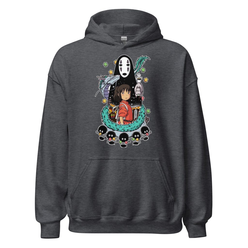 Ghibli Main Characters Unisex Hoodie - Studio Ghibli Merch Store ...