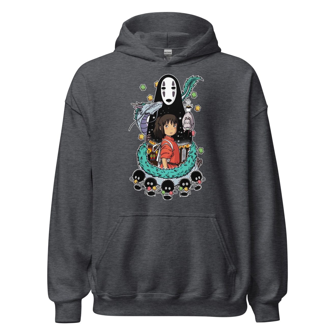Spirited Away Animated Character Movie Cartoon T-Shirt - Ghibli Merch ...