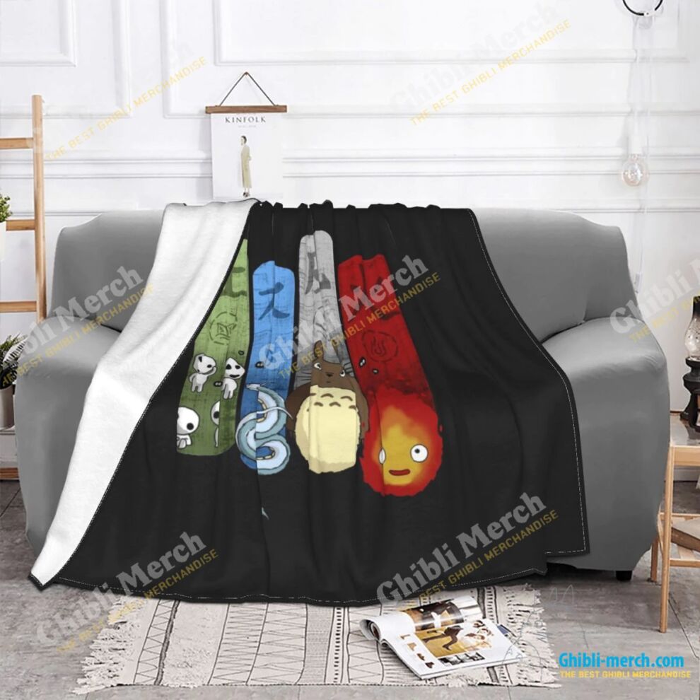 Studio Ghibli Elemental Blanket For Sale - Ghibli Merch Store ...