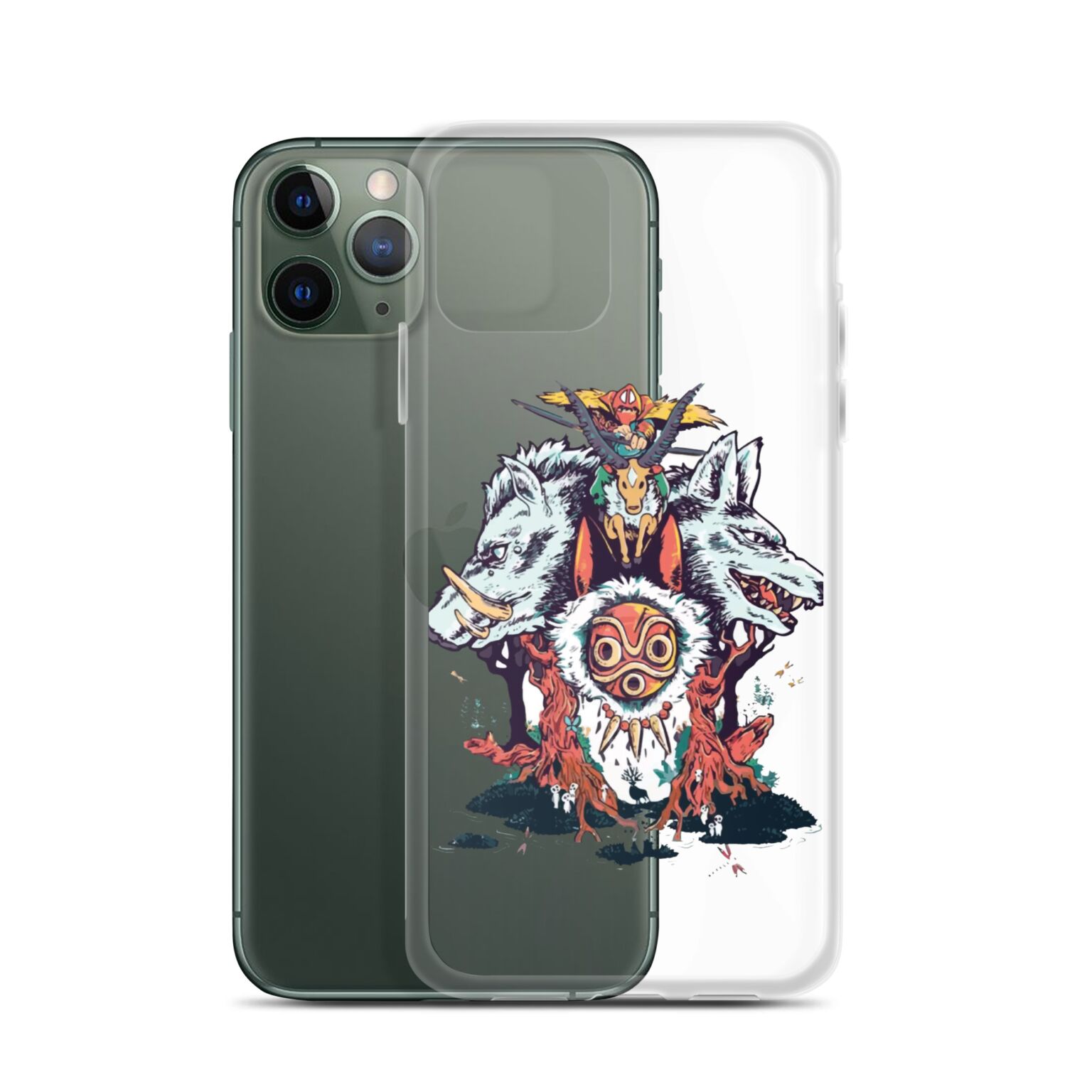 Princess Mononoke Main Characters IPhone Case - Ghibli Merch Store ...