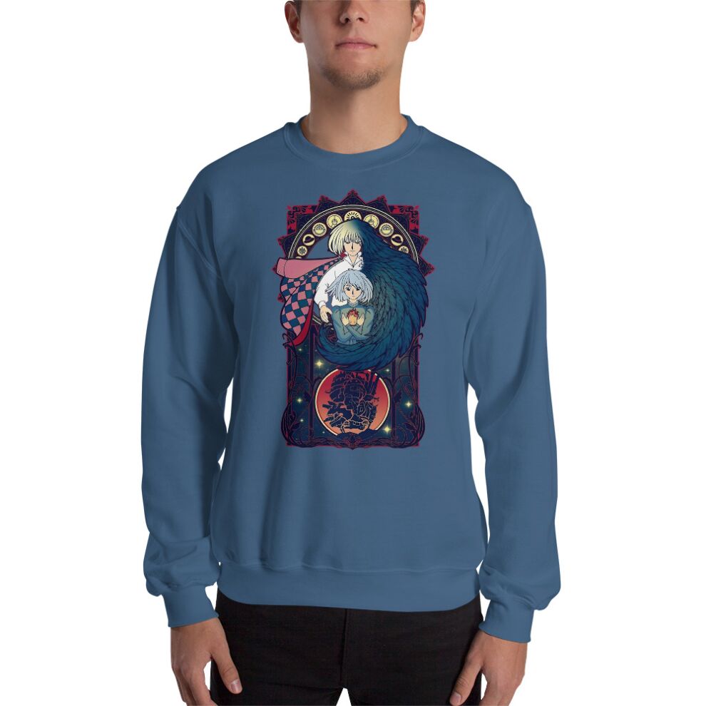Howl's Moving Castle Calcifer Fire Demon Christmas Sweater - Ghibli ...