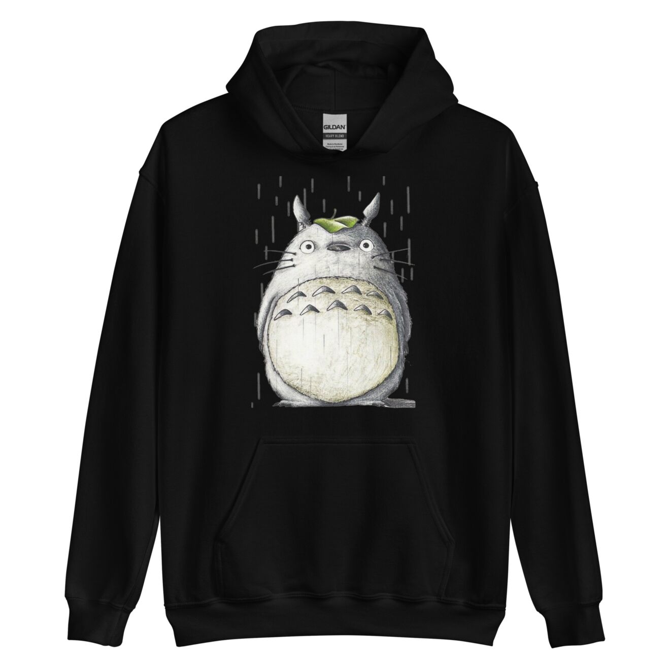 Totoro Vintage In The Rain Hoodie - Ghibli Merch Store - Official ...