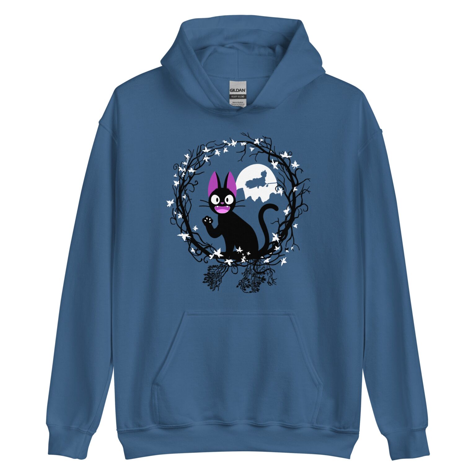 Kiki Delivery Service Jiji Funy Hoodie - Ghibli Merch Store - Official ...