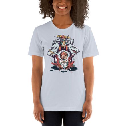 Princess Mononoke Main Characters T Shirt - Ghibli Merch - The Best ...