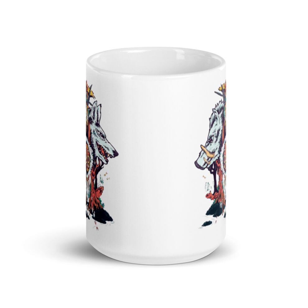 Princess Mononoke Main Characters Mug - Ghibli Merch Store - Official ...