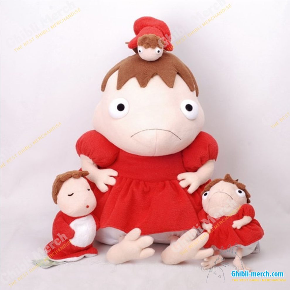 Ponyo Stuffed Animal Plush GIANT Large Doll 60cm - Ghibli Merch Store ...