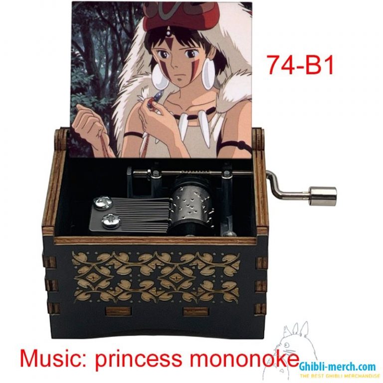 Princess Mononoke Music Box Amazing Gift Idea - Ghibli Merch Store ...