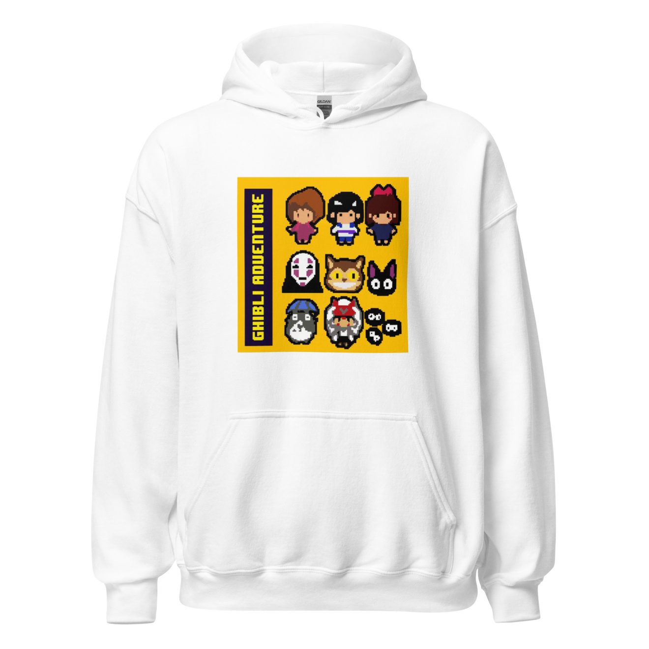 8 BIT Ghibli Adventures Unisex Hoodie - Studio Ghibli Merch Store ...
