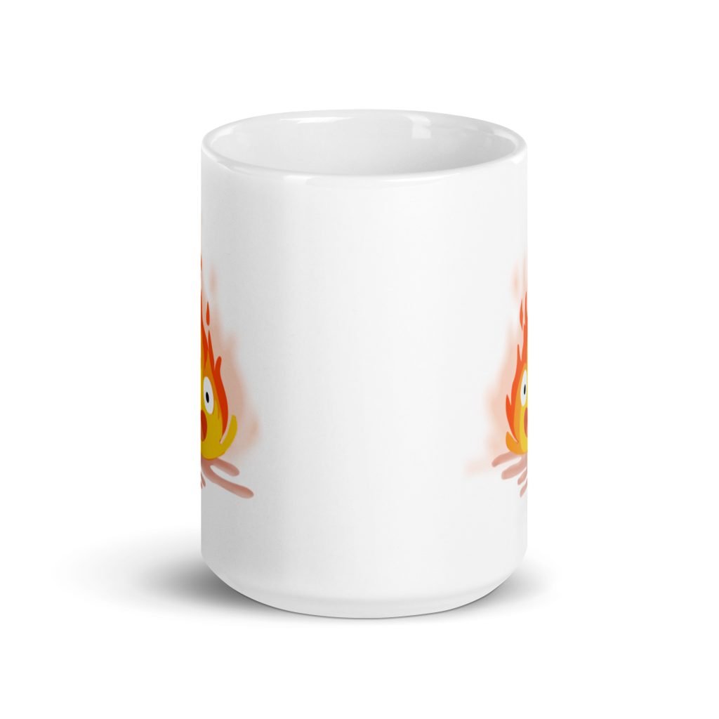 Howl's Moving Castle Calcifer Funny Mug - Ghibli Merch Store - Official ...