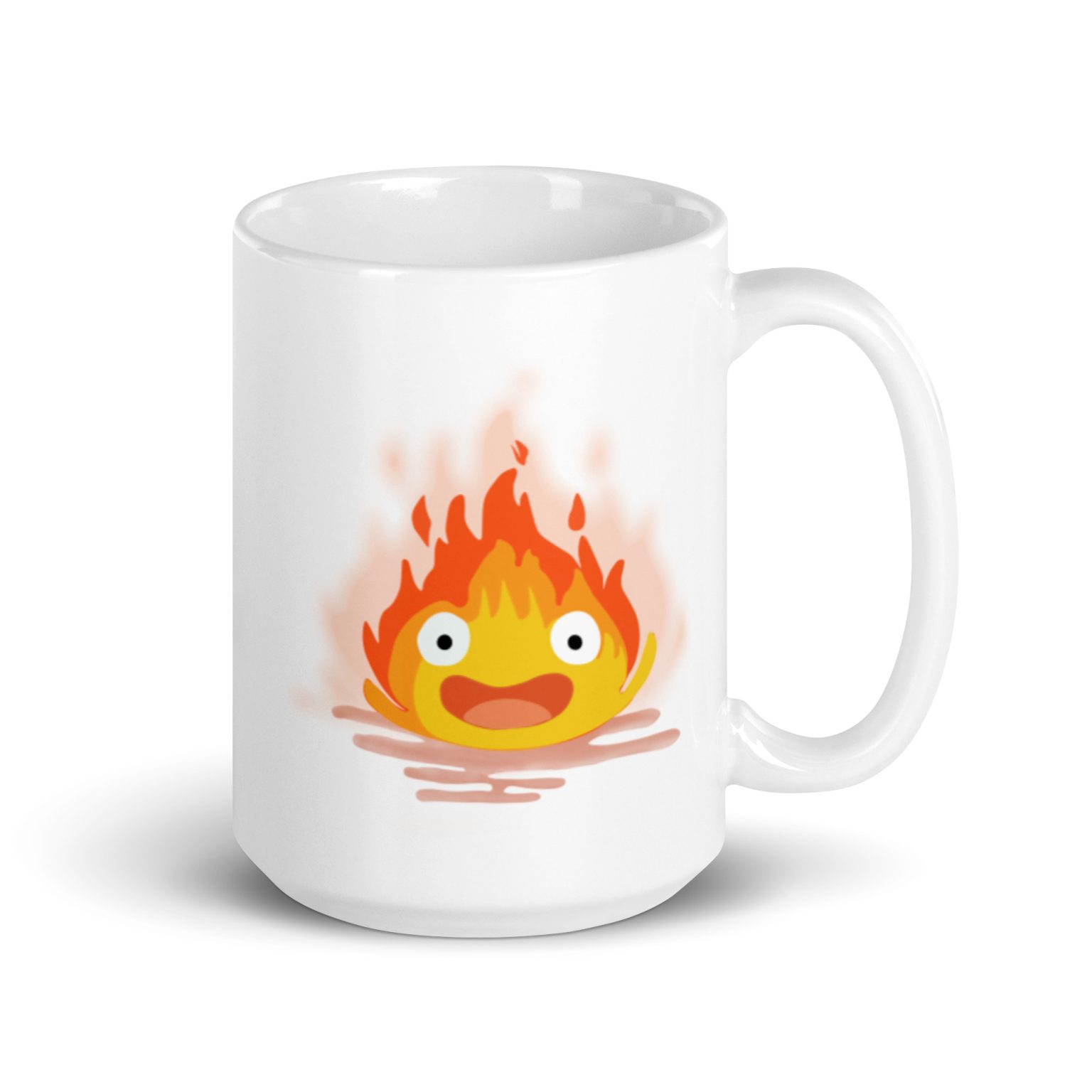 Howl's Moving Castle Calcifer Funny Mug - Ghibli Merch Store - Official ...