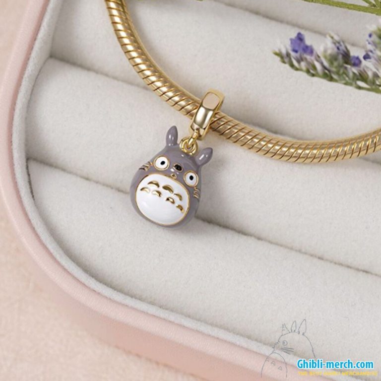 Studio Ghibli 925 Sterling Silver Charm: Totoro, Noface, Calcifer, Soot ...
