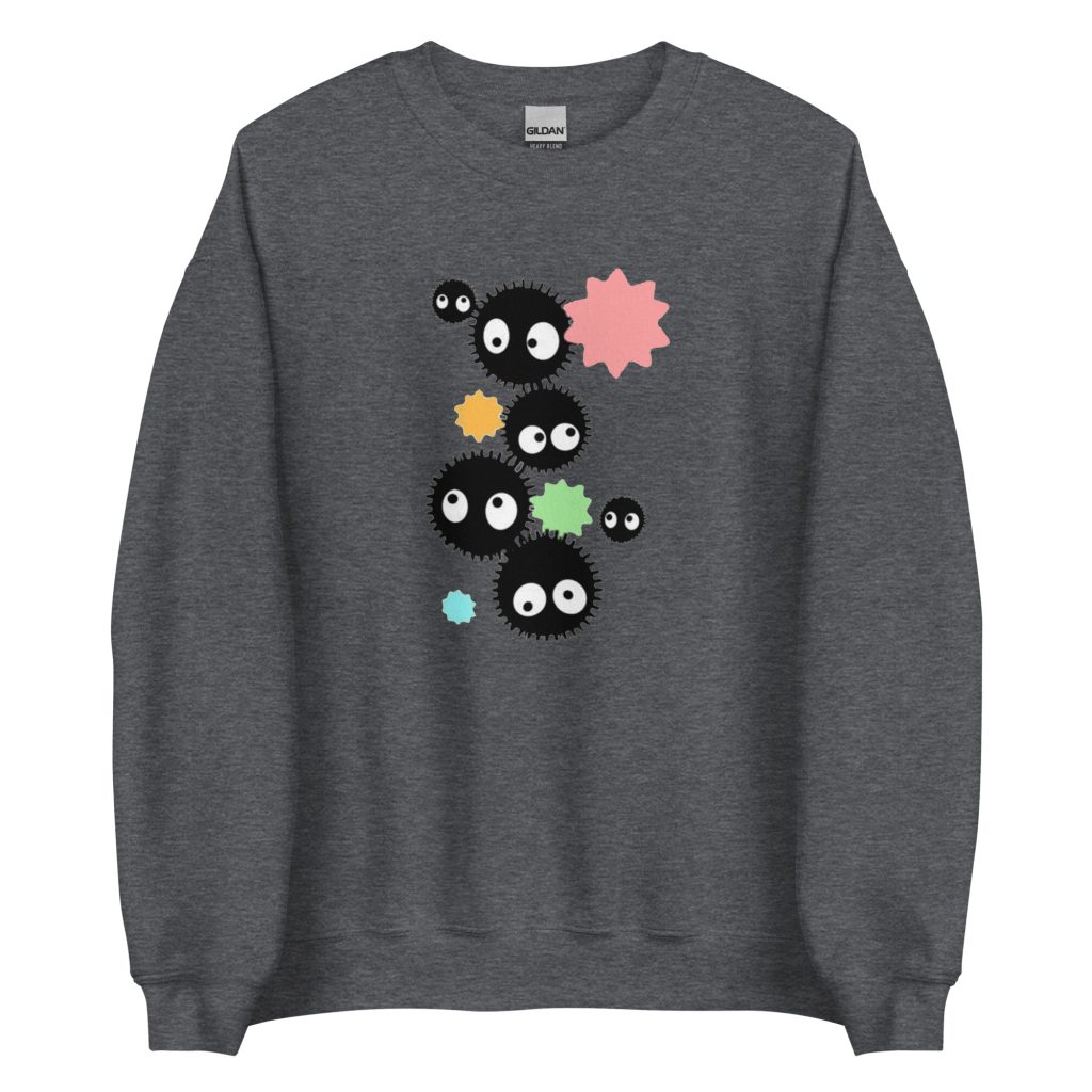 Soot Spirited Susuwatari Sweatshirt - Ghibli Merch - The Best Store For ...