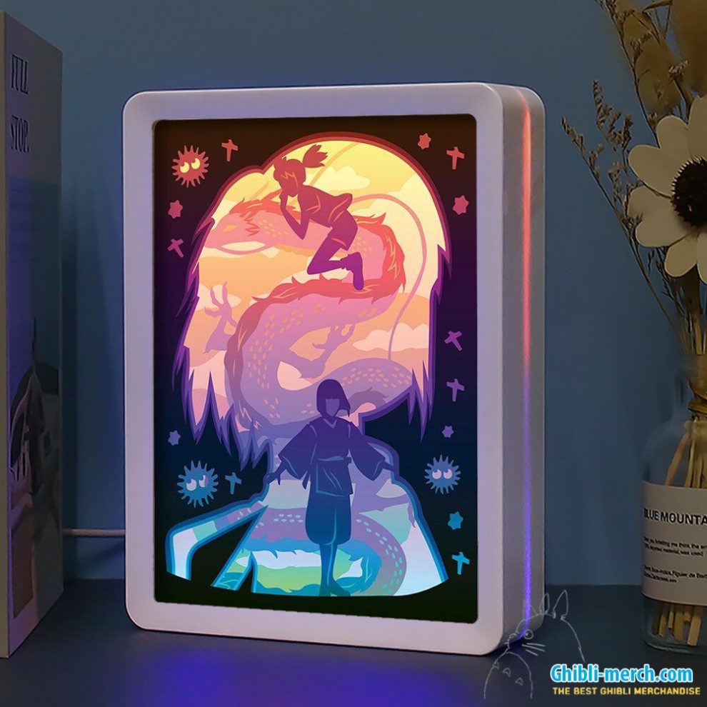 Spirited Away Shadow Box LED Night Light 3D | Ghibli Merch Store