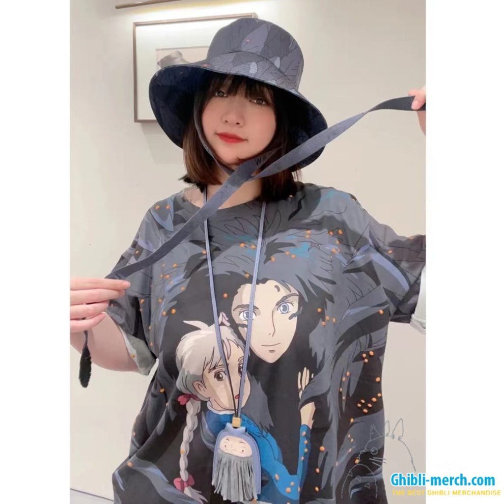 Howls Moving Castle Howl X Sophie Shirt Embroidery HOT 2024 | Ghibli ...