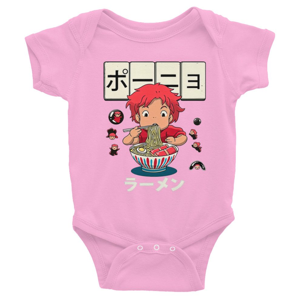 Ponyo First Ramen Onesie Infant Bodysuit - Ghibli Merch Store ...