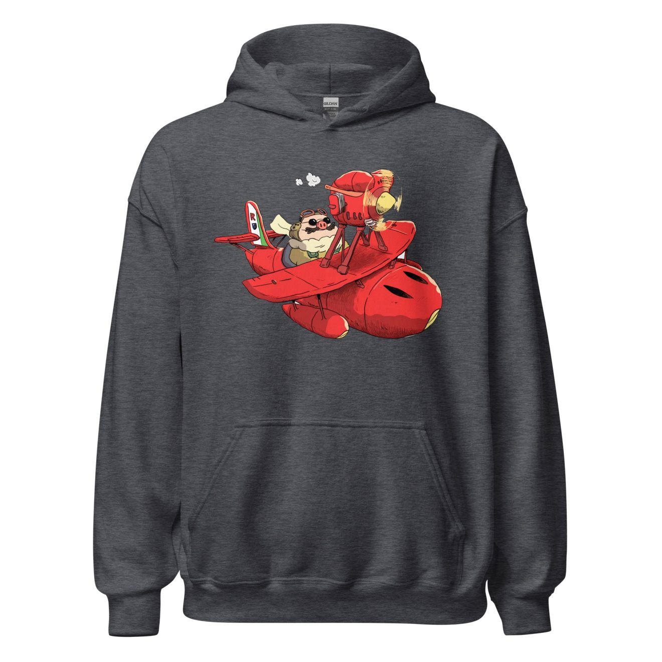 Porco Rosso Plane Sketch Hoodie – Kurenai No Buta Studio Ghibli Hoodie ...