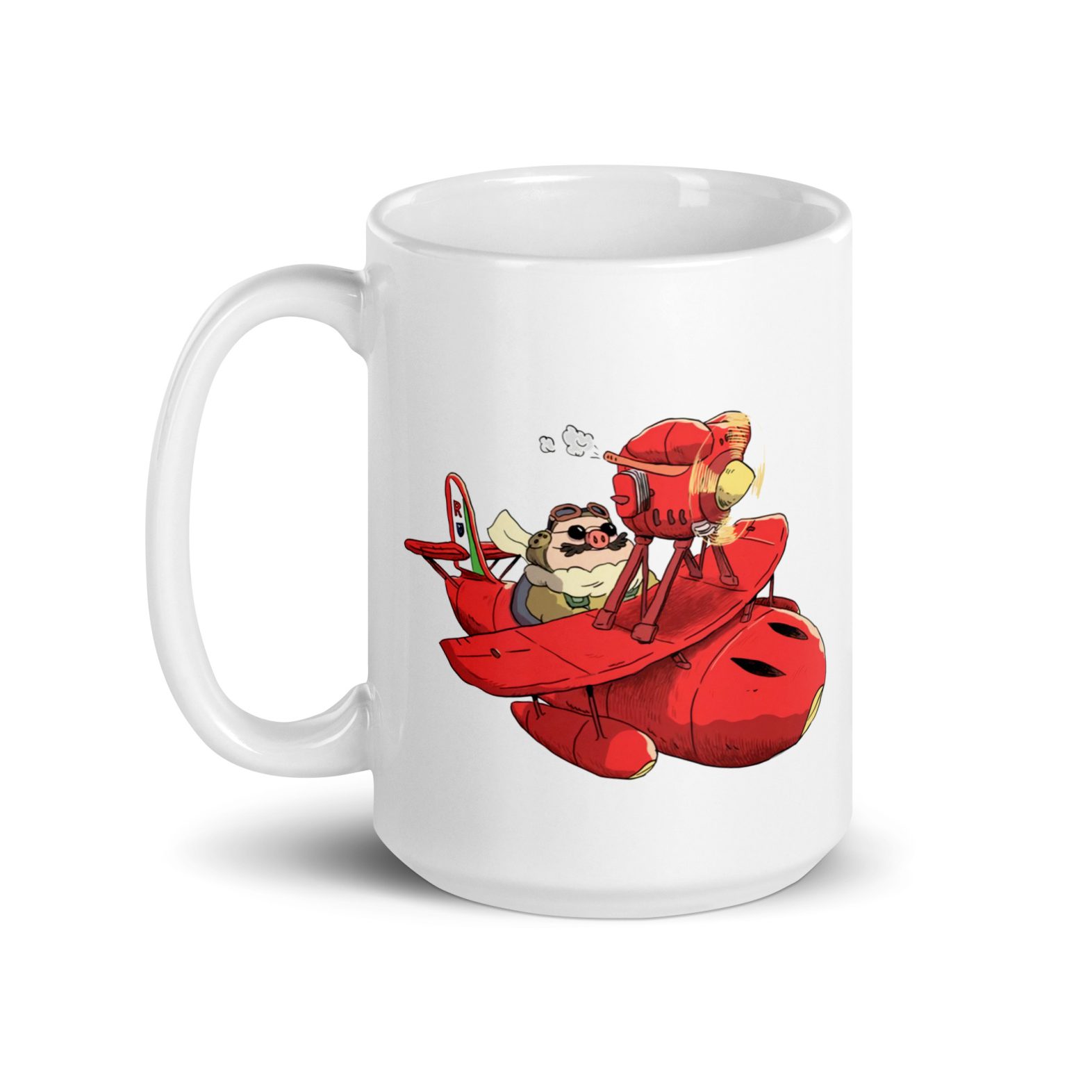 Porco Rosso Plane Sketch Mug - Kurenai No Buta Studio Ghibli Cup ...