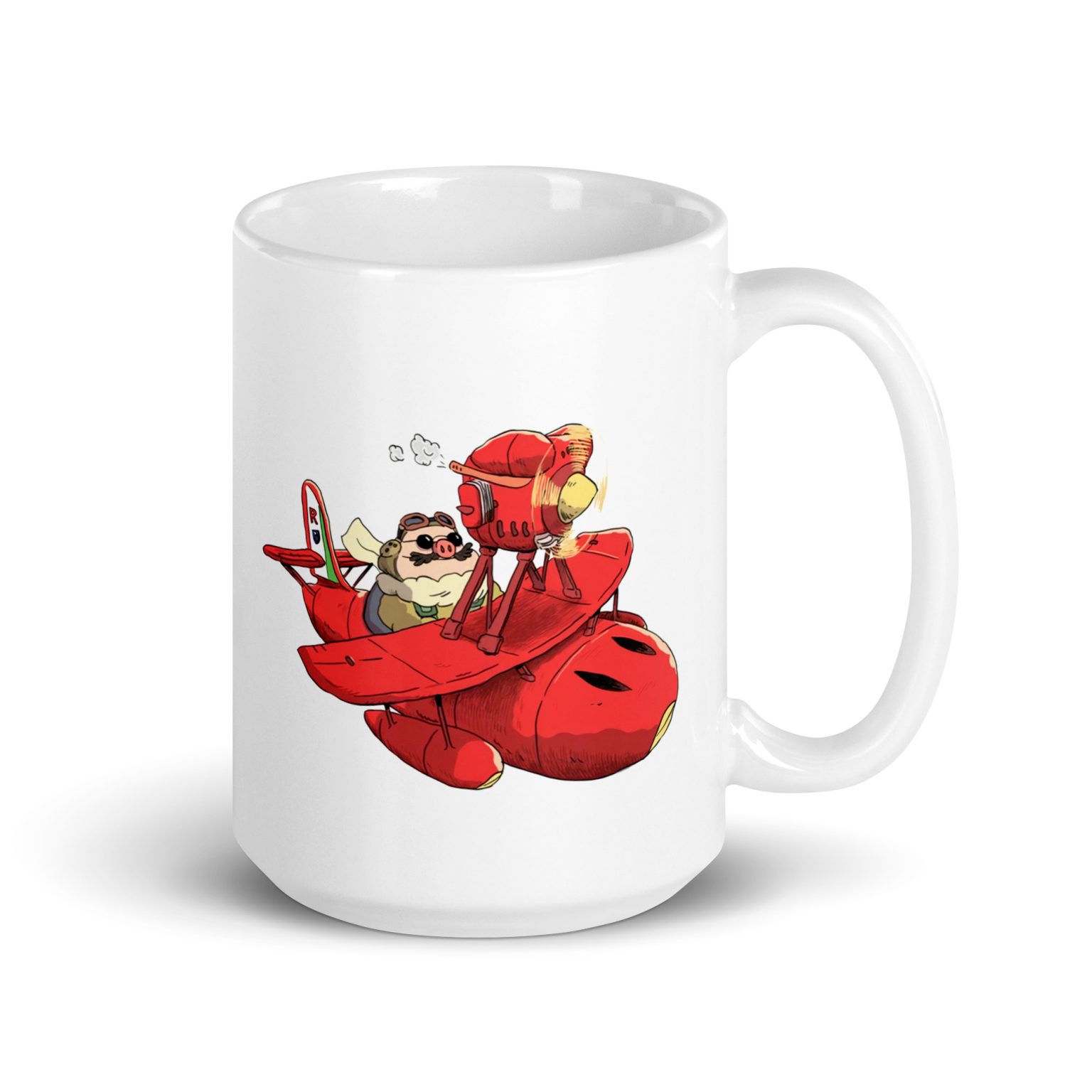Porco Rosso Plane Sketch Mug - Kurenai No Buta Studio Ghibli Cup ...