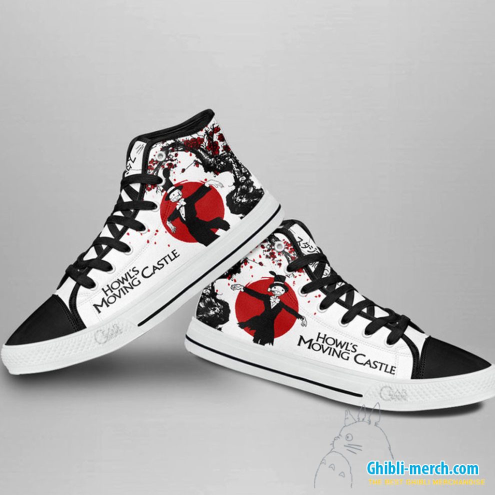 Howl's Moving Castle Turnip Head Japan Style Custom High Top Shoes